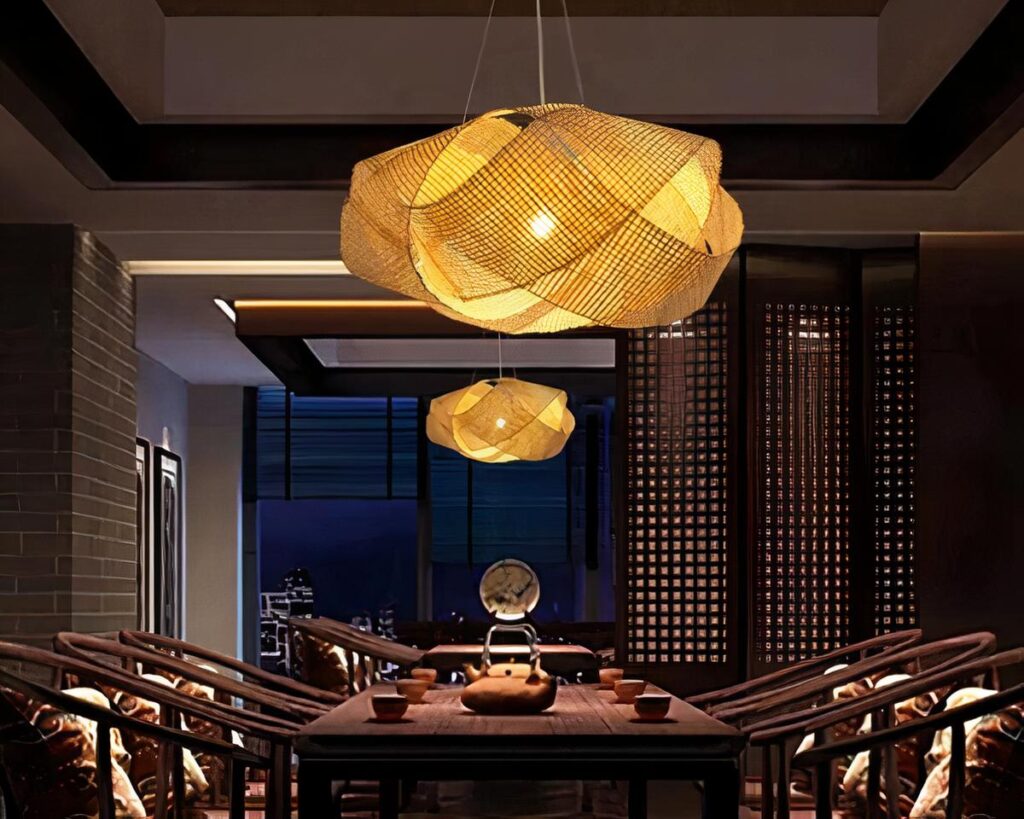 Suspension Rotin Casa